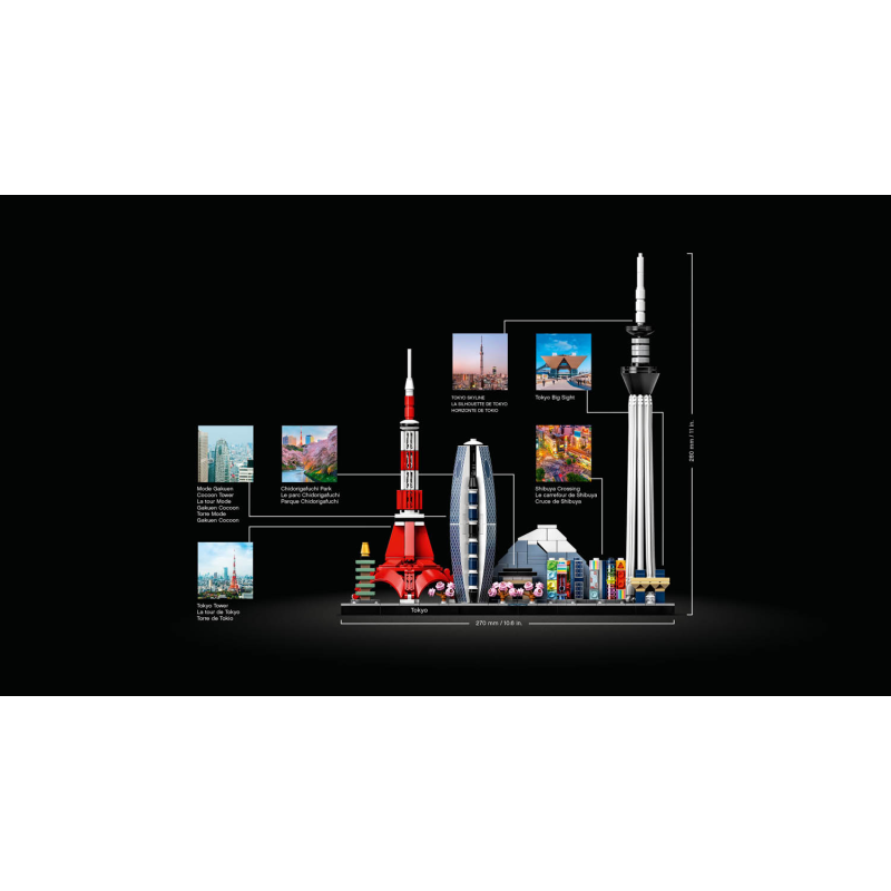 LEGO Architecture 21051 - Tokio - Tokyo Skyline Gebäude Sehenswürdigk ...
