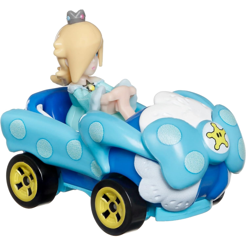 Mattel GBG25; HDB32 - Hot Wheels Mario Kart 1:64 Die-Cast Rosalina Bi ...