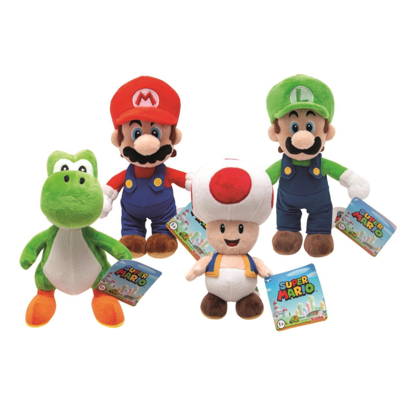 AUSWAHL: Simba 109231009 - Super Mario Plüschfiguren 20cm - Luigi Sup ...